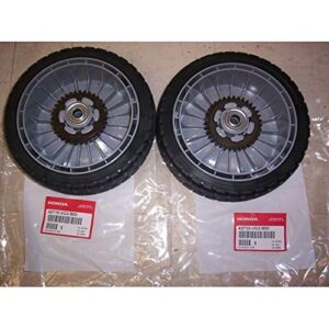 honda rear drive wheels (2) hrt216 hrr216 hrs216 hrz216 part # 42710-ve2-m02ze