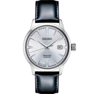 seiko srpb43 men's presage automatic watch w/date, blue