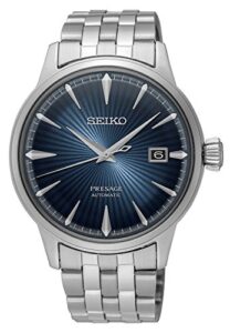 seiko srpb41 presage men's watch silver-tone 40.5mm stainless steel