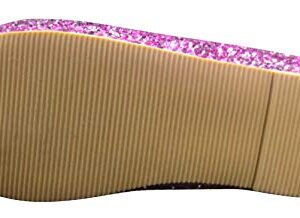 The Doll Maker Glitter Ballet Flat-TD171001B-1 Fuchsia