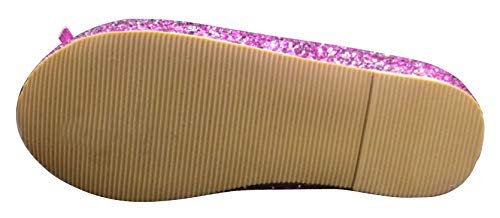 The Doll Maker Glitter Ballet Flat-TD171001B-1 Fuchsia