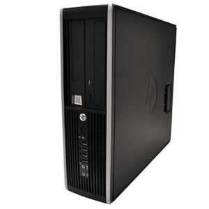 HP Elite 8300 SFF Flagship Business Desktop Computer (Intel Quad Core i7 3770 Up To 3.9GHz, 16GB RAM, 2TB HDD and 120GB SSD, DVD, WiFi, VGA, DisplayPort, Windows 10 Professional) (Renewed)