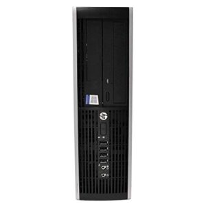 HP Elite 8300 SFF Flagship Business Desktop Computer (Intel Quad Core i7 3770 Up To 3.9GHz, 16GB RAM, 2TB HDD and 120GB SSD, DVD, WiFi, VGA, DisplayPort, Windows 10 Professional) (Renewed)