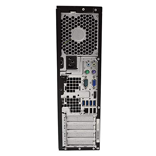 HP Elite 8300 SFF Flagship Business Desktop Computer (Intel Quad Core i7 3770 Up To 3.9GHz, 16GB RAM, 2TB HDD and 120GB SSD, DVD, WiFi, VGA, DisplayPort, Windows 10 Professional) (Renewed)