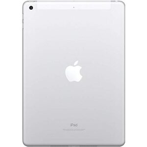 Apple iPad 9.7 with WiFi, 128GB- Silver (2017 Model) - (Renewed)