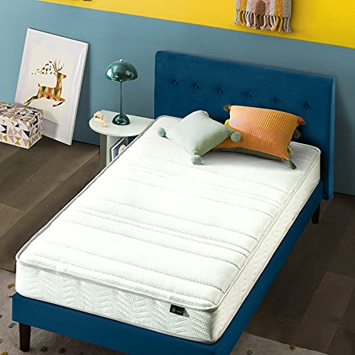 ZINUS 6 Inch Foam and Spring Mattress, CertiPUR-US Certified Foams,Mattress-in-a-Box, Narrow Twin, off white