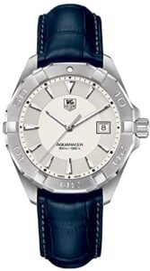 tag heuer men's way1111.fc6292 'aquaracer' blue leather watch