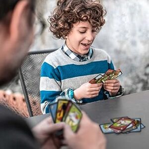 UNO Minecraft Card Game Videogame-Themed Collectors Deck 112 Cards With Character Images, Gift For Fans Ages 7 Years Old & Up