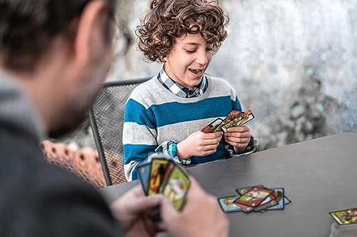 UNO Minecraft Card Game Videogame-Themed Collectors Deck 112 Cards With Character Images, Gift For Fans Ages 7 Years Old & Up