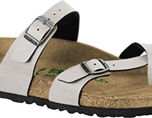 Birkenstock New Women's Mayari Vegan Sandal Pull Up Stone 42 R