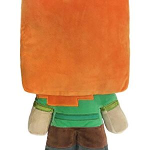 Jay Franco Mojang Minecraft Plush Stuffed Alex Pillow Buddy - Kids Super Soft Polyester Microfiber, 16 inch (Official Product)