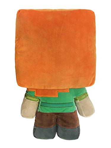 Jay Franco Mojang Minecraft Plush Stuffed Alex Pillow Buddy - Kids Super Soft Polyester Microfiber, 16 inch (Official Product)