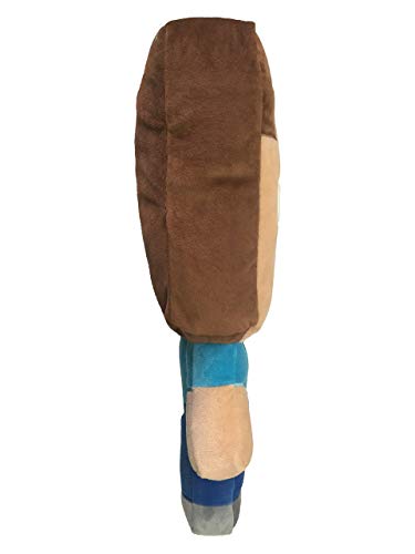 Jay Franco Mojang Minecraft Steve Plush Pillow Buddy - Super Soft Polyester Microfiber, 16 inch (Official Product)