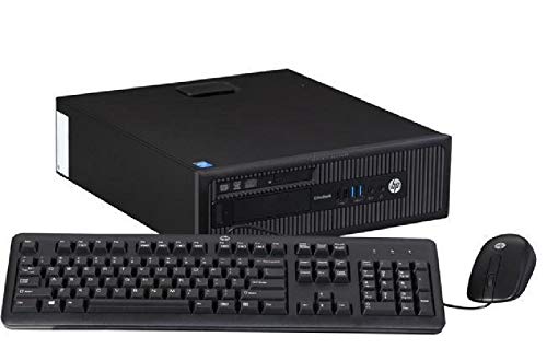 HP ELITEDESK 800 G1 SFF Slim Business Desktop Computer, Intel I54570 3.20 GHz, 8GB RAM, 500GB HDD, DVD, USB 3.0, Windows 10 Pro 64 Bit (Renewed)