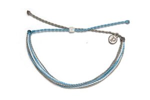 pura vida shark tank bracelet - handcrafted with iron-coated copper charm - wax-coated, 100% waterproof