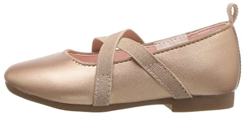 OshKosh B'Gosh Baby-Girl's Flora Ballet Flat, Rose, 7 M US Toddler