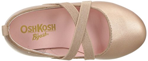 OshKosh B'Gosh Baby-Girl's Flora Ballet Flat, Rose, 7 M US Toddler