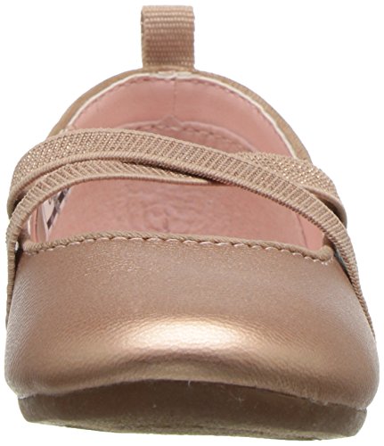 OshKosh B'Gosh Baby-Girl's Flora Ballet Flat, Rose, 7 M US Toddler