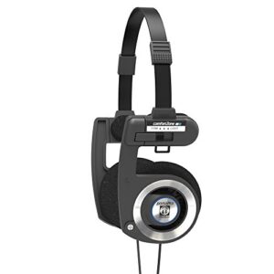 koss porta pro black on ear headphones with case black