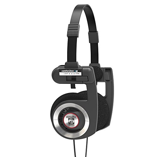 Koss Porta Pro Black On Ear Headphones with Case Black