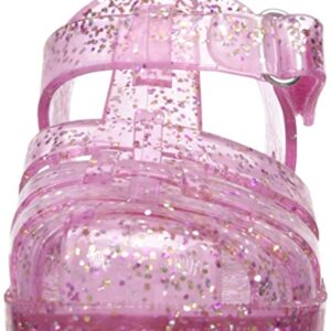 OshKosh B'Gosh Girl's Marie Jelly Sandal, Pink, 10 M US Toddler