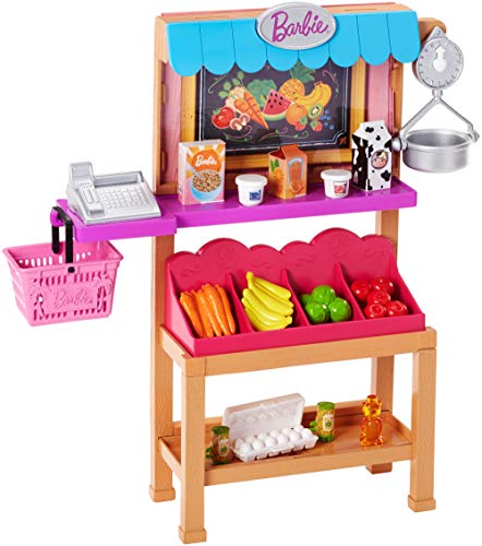 Barbie Grocery Store Playset with Conveyor Belt