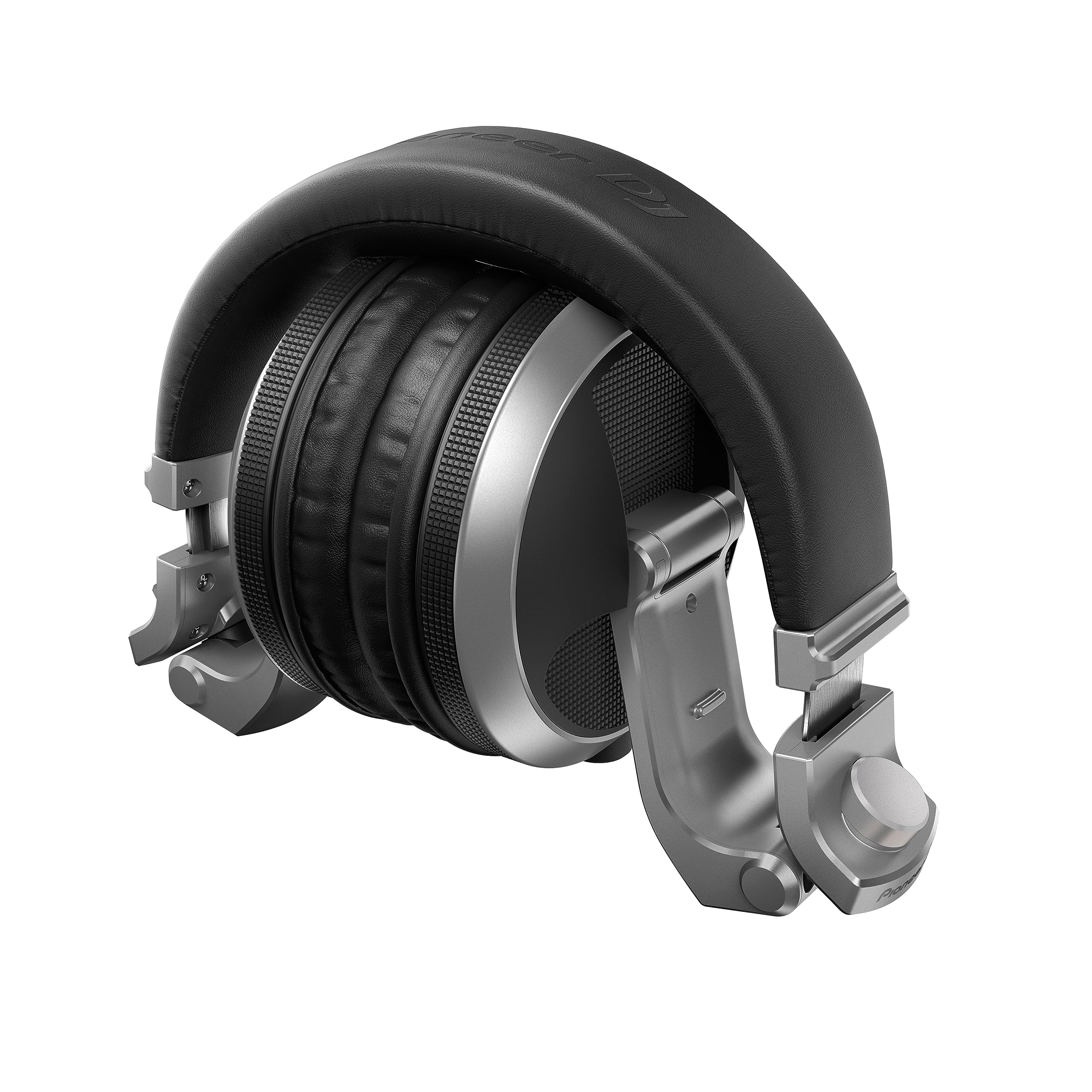 Pioneer DJ HDJ-X5-S - Closed-back Circumaural DJ Headphones with 40mm Drivers, with 5Hz-30kHz Frequency Range, Detachable Cable, and Carry Pouch - Silver