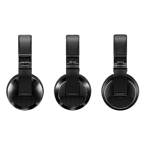 Pioneer DJ HDJ-X10-K - Closed-back Circumaural DJ Headphones with 50mm Drivers, with 5Hz-40kHz Frequency Range, Detachable Cable, and Carrying Case - Black