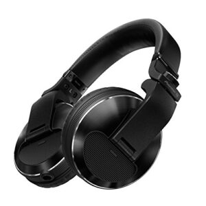 Pioneer DJ HDJ-X10-K - Closed-back Circumaural DJ Headphones with 50mm Drivers, with 5Hz-40kHz Frequency Range, Detachable Cable, and Carrying Case - Black