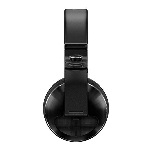 Pioneer DJ HDJ-X10-K - Closed-back Circumaural DJ Headphones with 50mm Drivers, with 5Hz-40kHz Frequency Range, Detachable Cable, and Carrying Case - Black