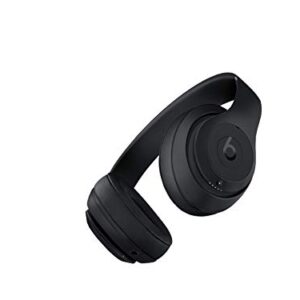 Beats Studio3 Wireless Noise Cancelling Over-Ear Headphones - Apple W1 Headphone Chip, Class 1 Bluetooth, Active Noise Cancelling, 22 Hours of Listening Time - Matte Black (Previous Model)