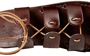 Deborah - Leather Lace Up Sandal - Brown