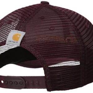 Carhartt Men's Canvas Mesh-Back Logo Graphic Cap, Port Closeout, OFA