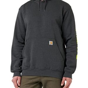 Carhartt Men's Loose Fit Midweight Sweatshirt, Carbon Heather, XX-Large Tall