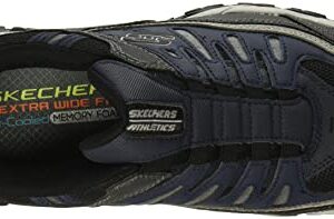 Skechers Sport Men's Afterburn M. Fit Wonted Loafer,navy/gray,9 M US