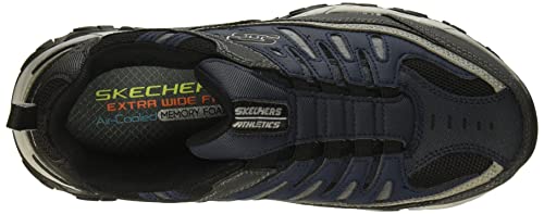 Skechers Sport Men's Afterburn M. Fit Wonted Loafer,navy/gray,9 M US