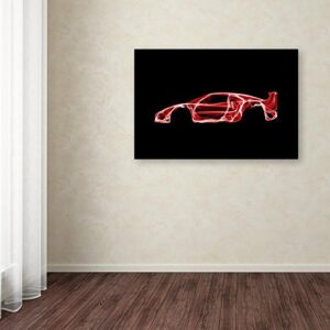 Ferrari F40 by Octavian Mielu, 16x24-Inch Canvas Wall Art