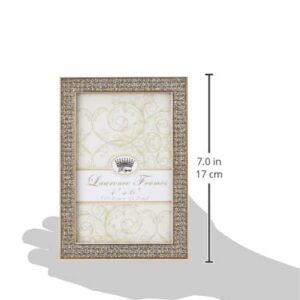 Lawrence Frames Lawrence Royal Designs 4x6 Turner Gold and Glitter Metal Picture Frame