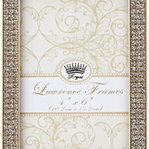 Lawrence Frames Lawrence Royal Designs 4x6 Turner Gold and Glitter Metal Picture Frame