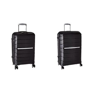 samsonite freeform hardside two-piece spinner set (21"/28"), black