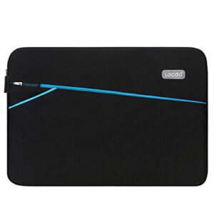 Lacdo 13 inch Laptop Sleeve Case for 13 inch New MacBook Air M2 A2681 M1 A2337 A2179 A1932, 13" New MacBook Pro M2 M1 A2338 A2251 A2289 A2159 A1989, 12.9" New iPad Pro 5th 4th 3rd Computer Bag, Black