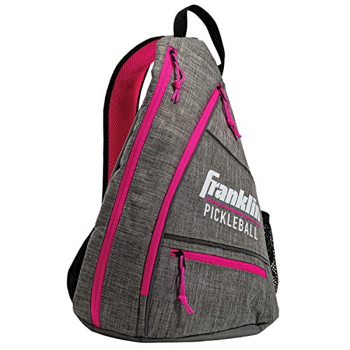 Franklin Sports Pickleball Bags - Pickleball Sling Bag Backpack for Gear + Equipment - Pickleball Bag for Men + Women - Holds Paddles, Pickleballs + Accessories - Official US Open Pickleball Bag