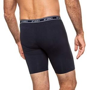 JP 1880 Menswear Big & Tall Plus Size L-8XL Stretch Cotton Long Leg Boxer Briefs Navy Blue 54/56 711242 70