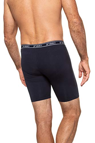 JP 1880 Menswear Big & Tall Plus Size L-8XL Stretch Cotton Long Leg Boxer Briefs Navy Blue 54/56 711242 70