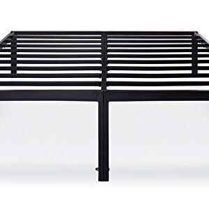 SLEEPLACE 18 Inch High Profile Heavy Duty Steel Slat / Mattress Foundation / Bed Frame, California King