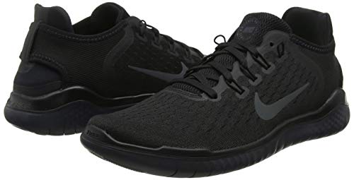 Nike Men's Free Rn 2018 Black/Anthracite, Black/Anthracite, 9