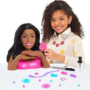 Barbie Styling Head (Black Hair), Multicolor