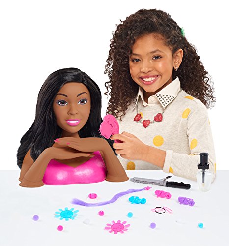 Barbie Styling Head (Black Hair), Multicolor