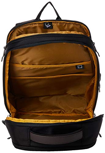 Samsonite Kombi Business Backpack, Black/Brown, 16.25 x 10.5 x 5-Inch