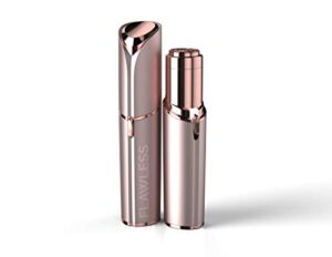 finishing touch flawless women's painless hair remover, blush/rose gold